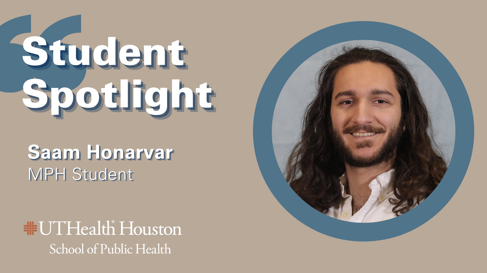 Honarvar, second-year MPH student, credits personal experiences for ...
