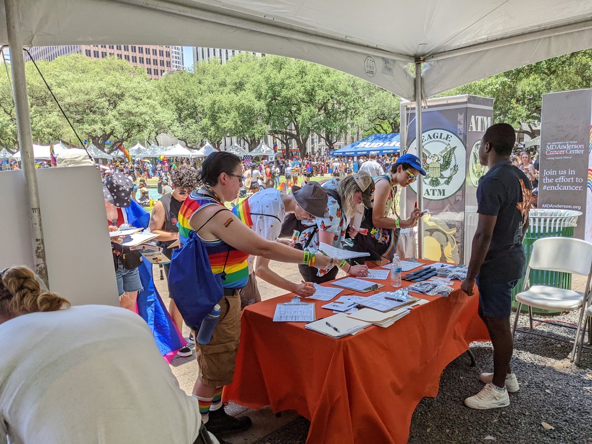 Researchers participate and survey LGBTQ+ Community at Houston Pride ...