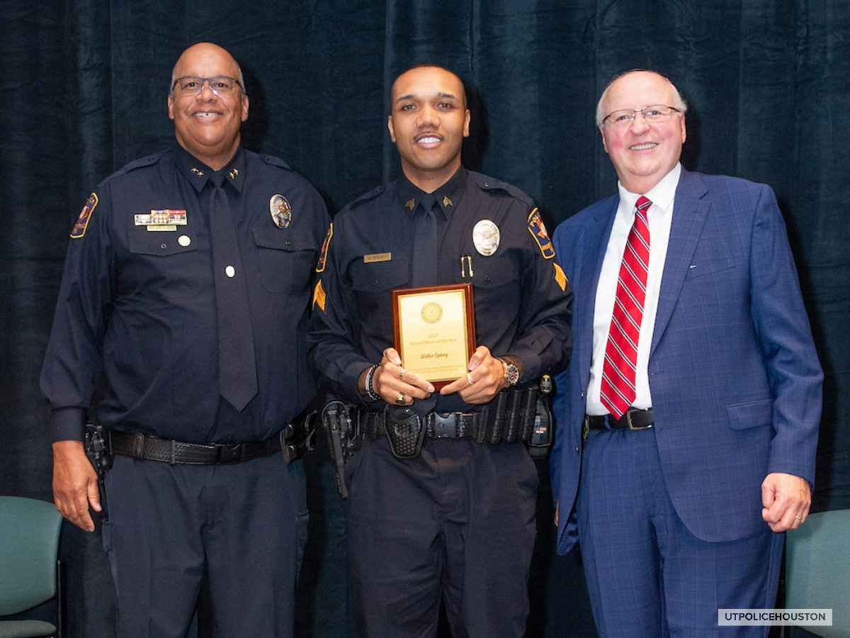 Spotlight on UT Police at Houston: Police Officer of the Year Walter ...